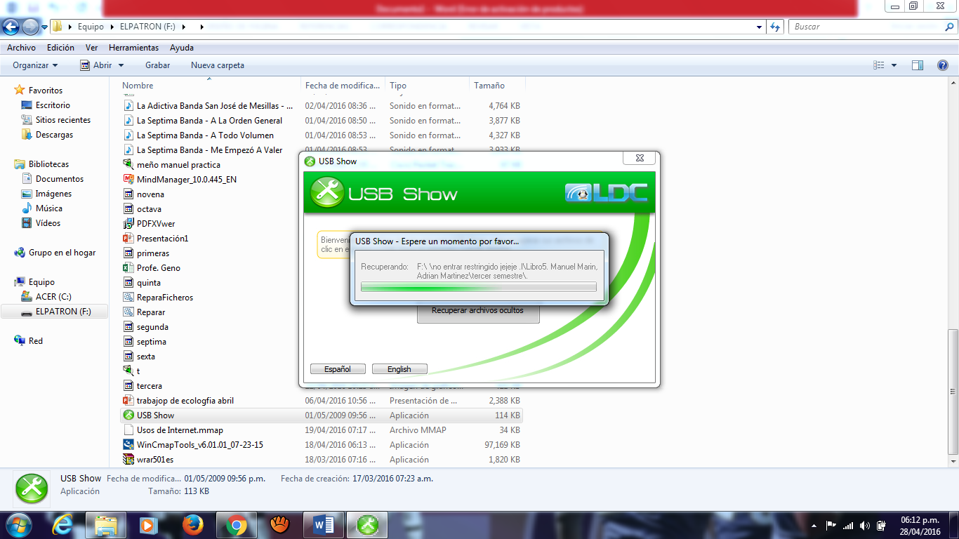 Mejores Aplicaciones Informaticas: USB Show
