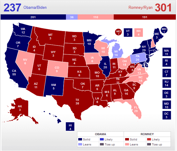 Critical Narrative: Is this the 2012 Election Map?