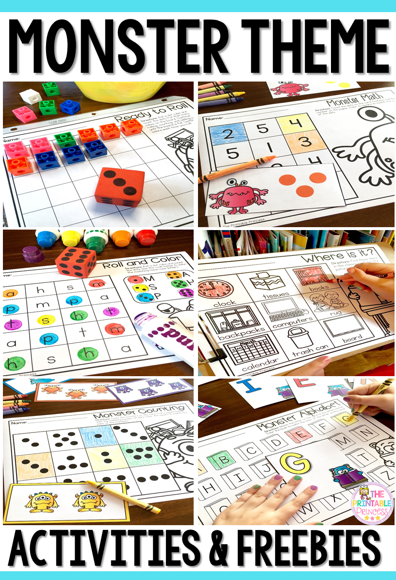 Back to School Monsters {Plus a Special FREEBIE!} | The Printable Princess