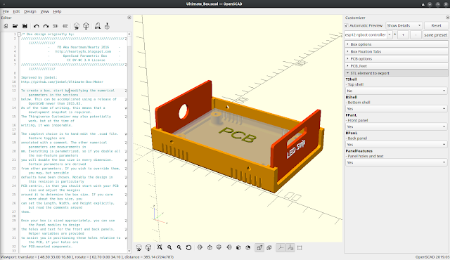 3D modeling off-the-shelf PCBs in KiCAD and designing enclosures for them.