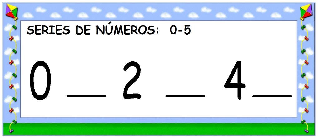 Kids Zone: Completar Series Numéricas
