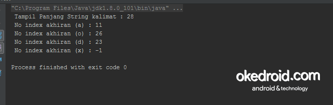 Belajar Mengenal Fungsi Lastindexof String Pada Kegiatan Java - Java ...