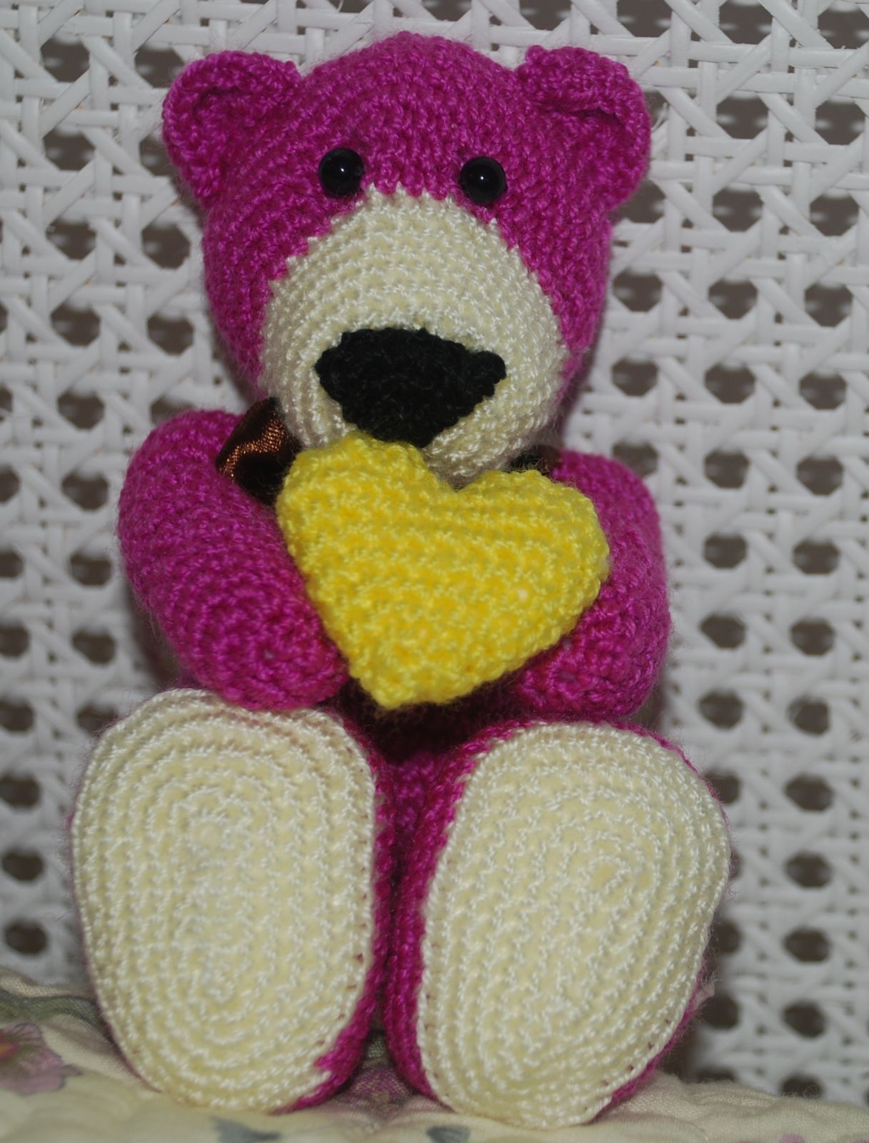 La Popita Presumida: Osito Rosa con Corazón