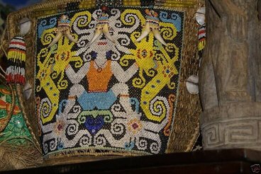 Tas Keranjang Gendongan Bayi Suku Kenyah - Lepau Kenyah