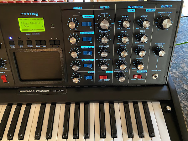 MATRIXSYNTH: Moog MiniMoog Voyager Electric Blue Edition SN EB2573