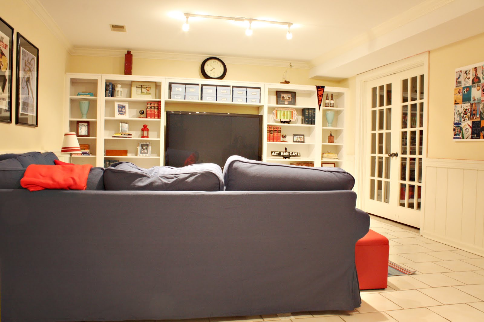 The Blue House Chronicles: 40th Birthday Basement Makeover