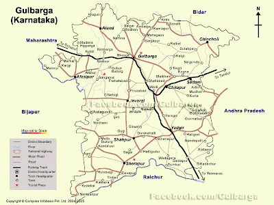 Gulbarga Census 2011: Gulbarga District Map
