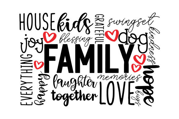 Family Word Art