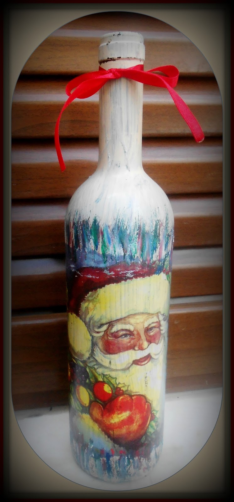 lila365idees: ΜΠΟΥΚΑΛΙ ΜΕ DECOUPAGE ME ΧΡΙΣΤΟΥΓΕΝΝΙΑΤΙΚΗ ΕΙΚΟΝΑ (BOTTLE ...
