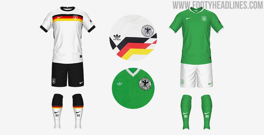 What if? Classy Nike Germany 2021 Concept Home & Away Kits - Footy ...