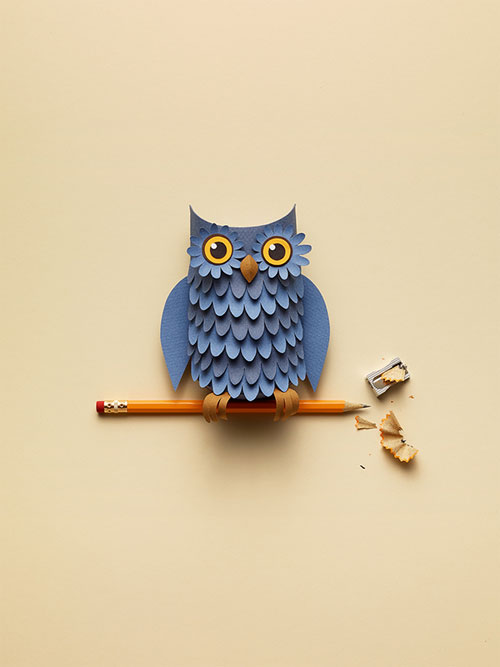 My Owl Barn: Objects and Animals Created with Paper