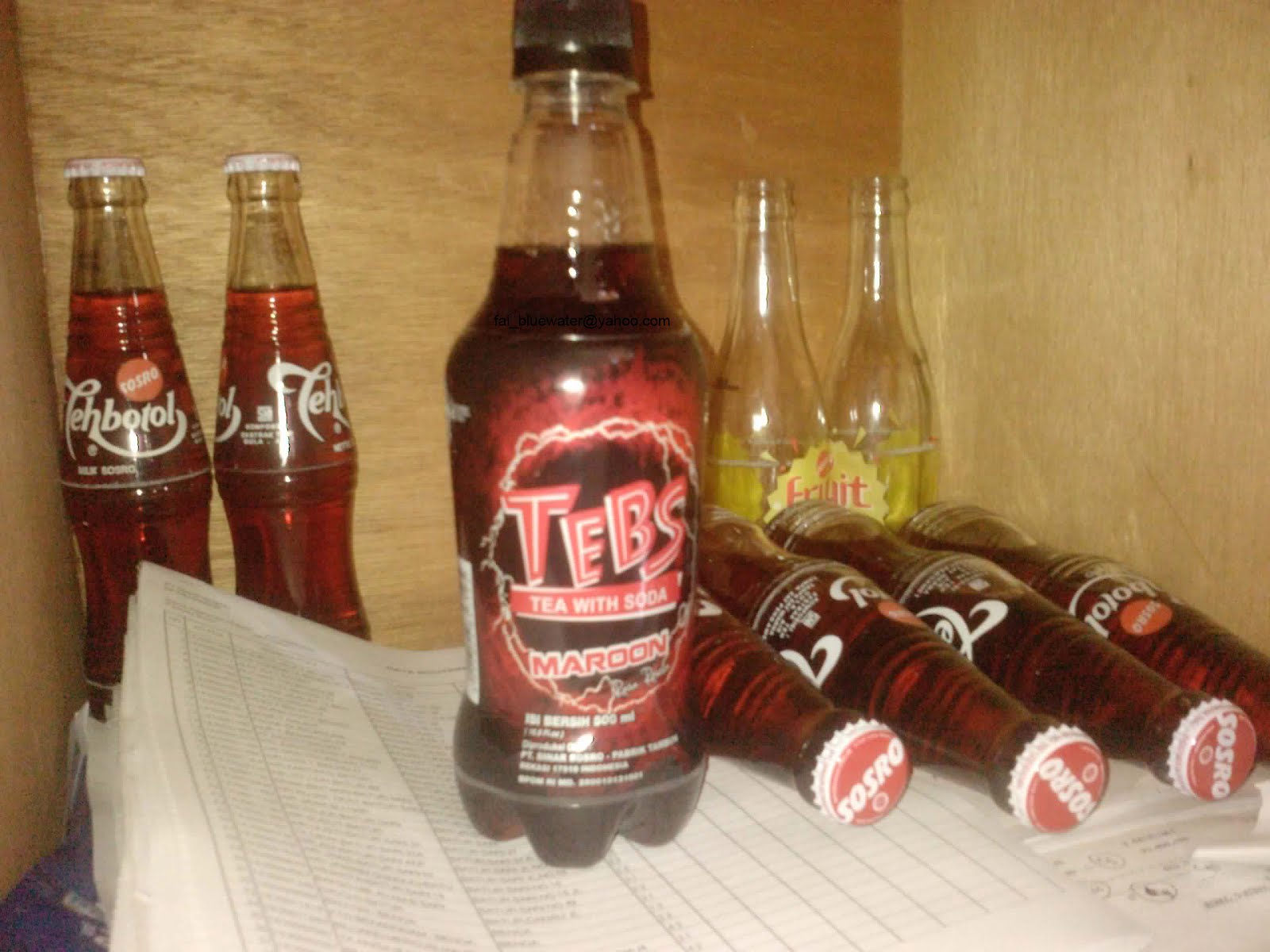 ARi on bluewater..,: tebs maroon, rosella tea of sosro