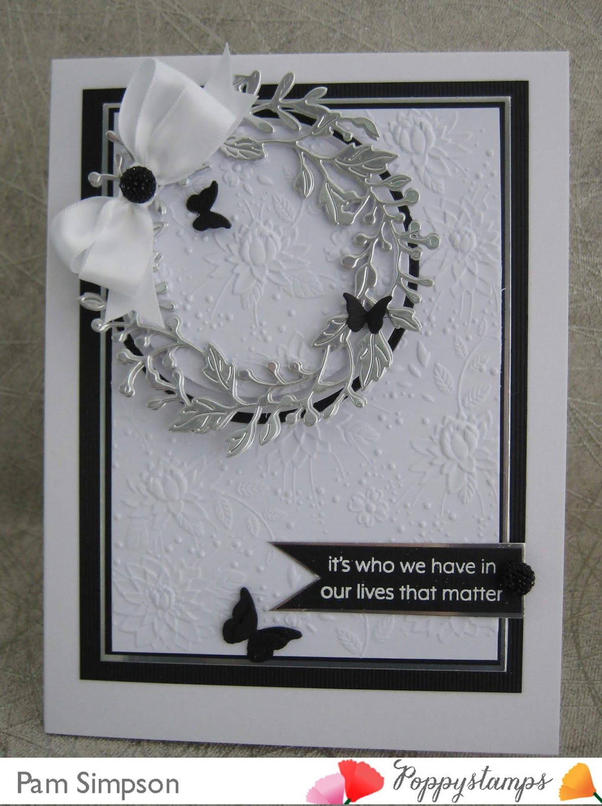 pamscrafts: Monochrome Card.