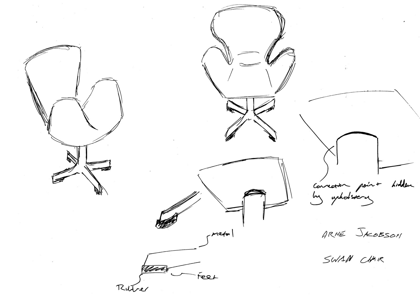 Furniture Design Blog: NGV Chair Sketches