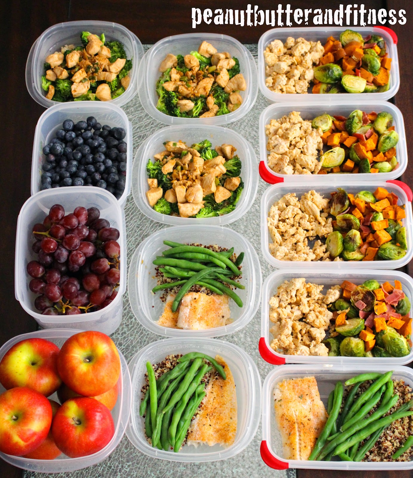 Meal Prep - Week of March 16th - Peanut Butter and Fitness