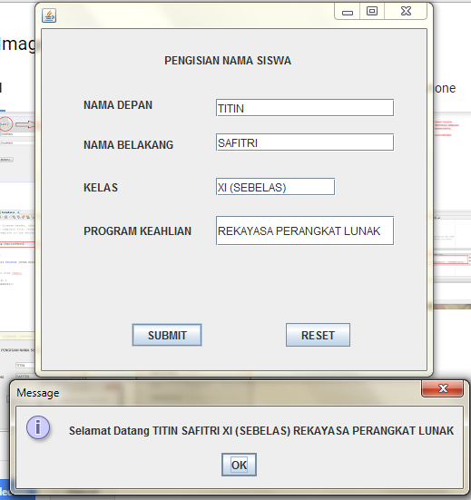 STRUKTUR KONTROL USER INTERFACE NETBEANS