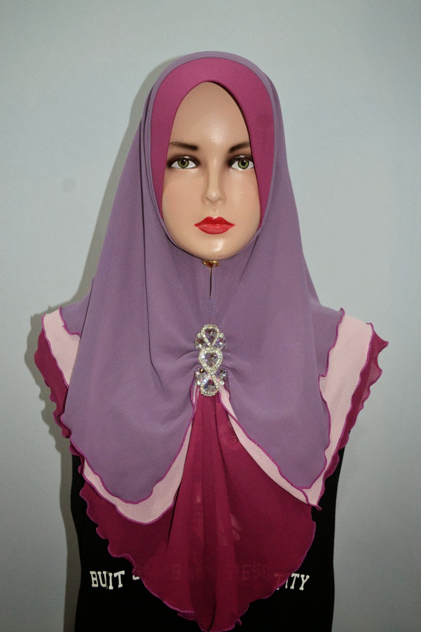 Nash Fesyen: Tudung Chiffon 3 Layer Untuk Dijual