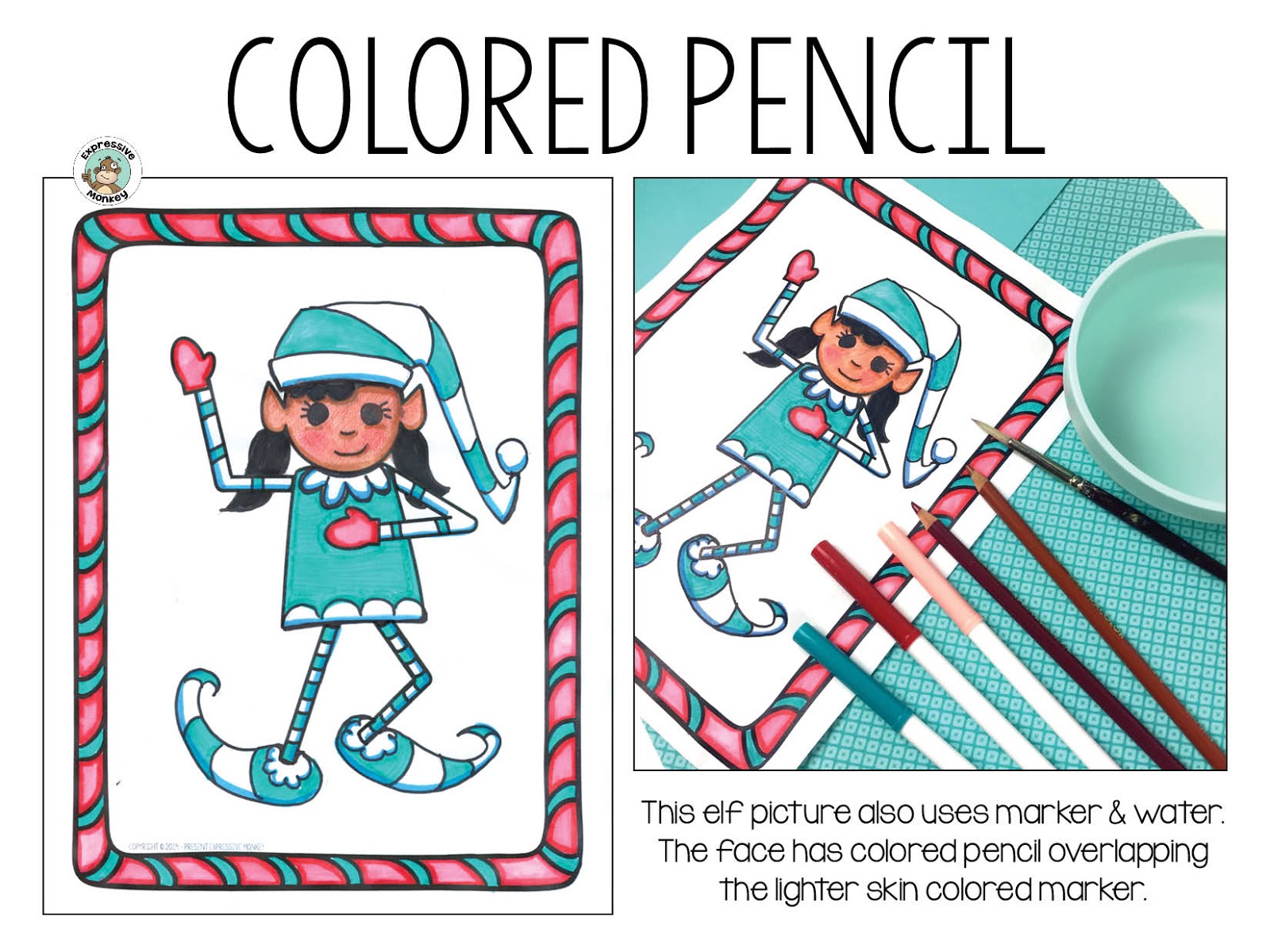 Elf Painting - Easy Painting Ideas for Kids - Expressive Monkey