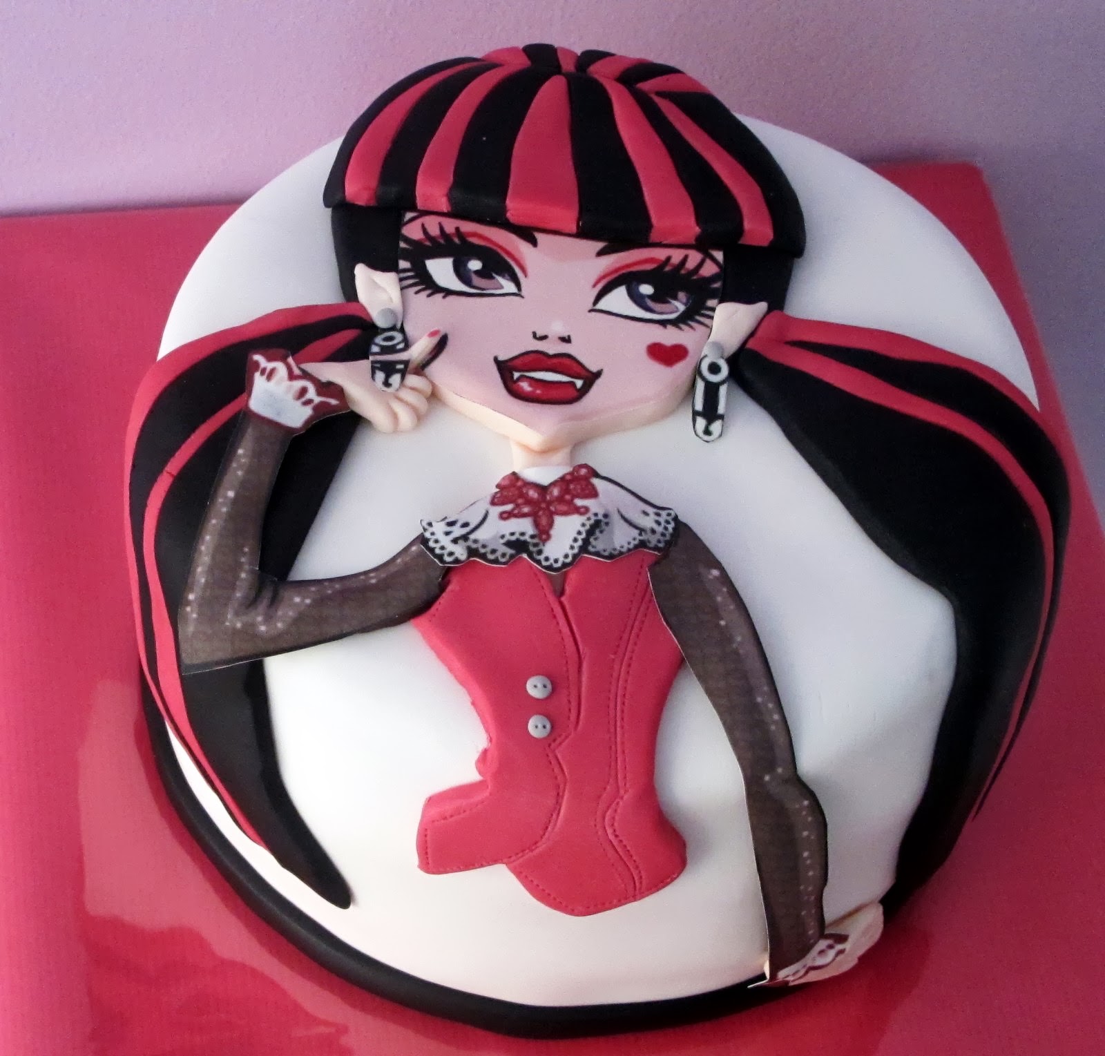 Pasteles de monster high draculaura - Imagui