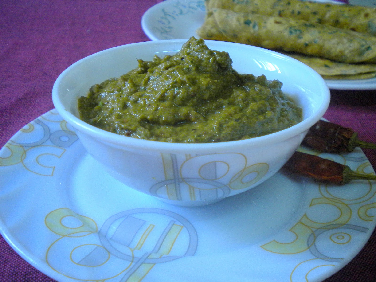 Palakkad Chamayal: Kothamalli Thakkali Chutney/ Coriander Tomato Chutney