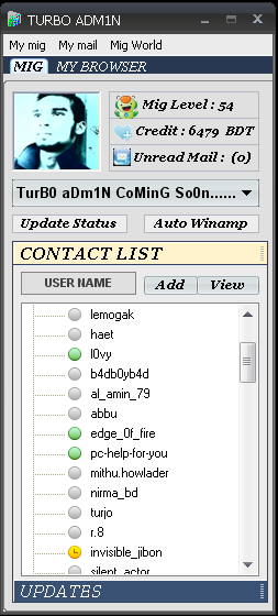 Mig33 World ☼☼: ☼ TurbO Adm1N
