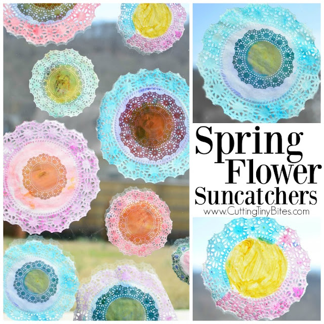 Spring Flower Suncatcher Craft | What Can We Do With Paper And Glue
