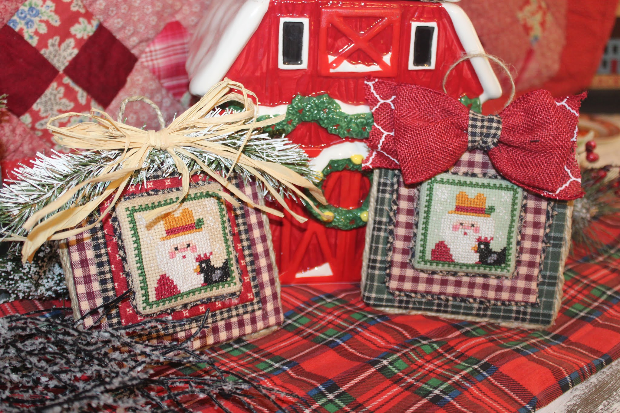 Pinker n Punkin Quilting & Stitching: Santa On the Farm- A Christmas ...