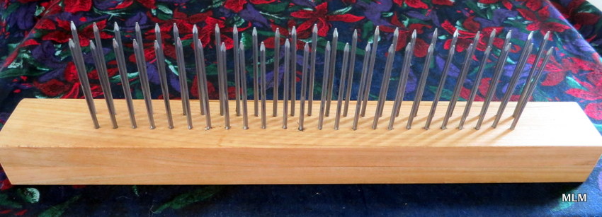Sweet Leaf Notebook: Home-Built Hackle and Comb Set for Processing Raw ...