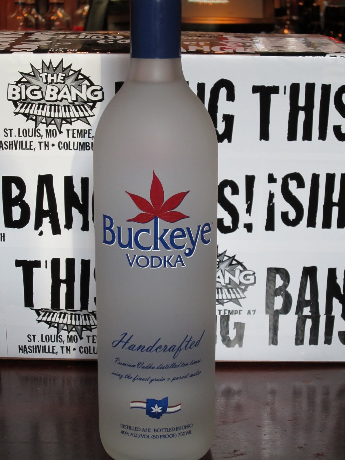The Big Bang Columbus: New Buckeye Vodka @ BIG BANG!!