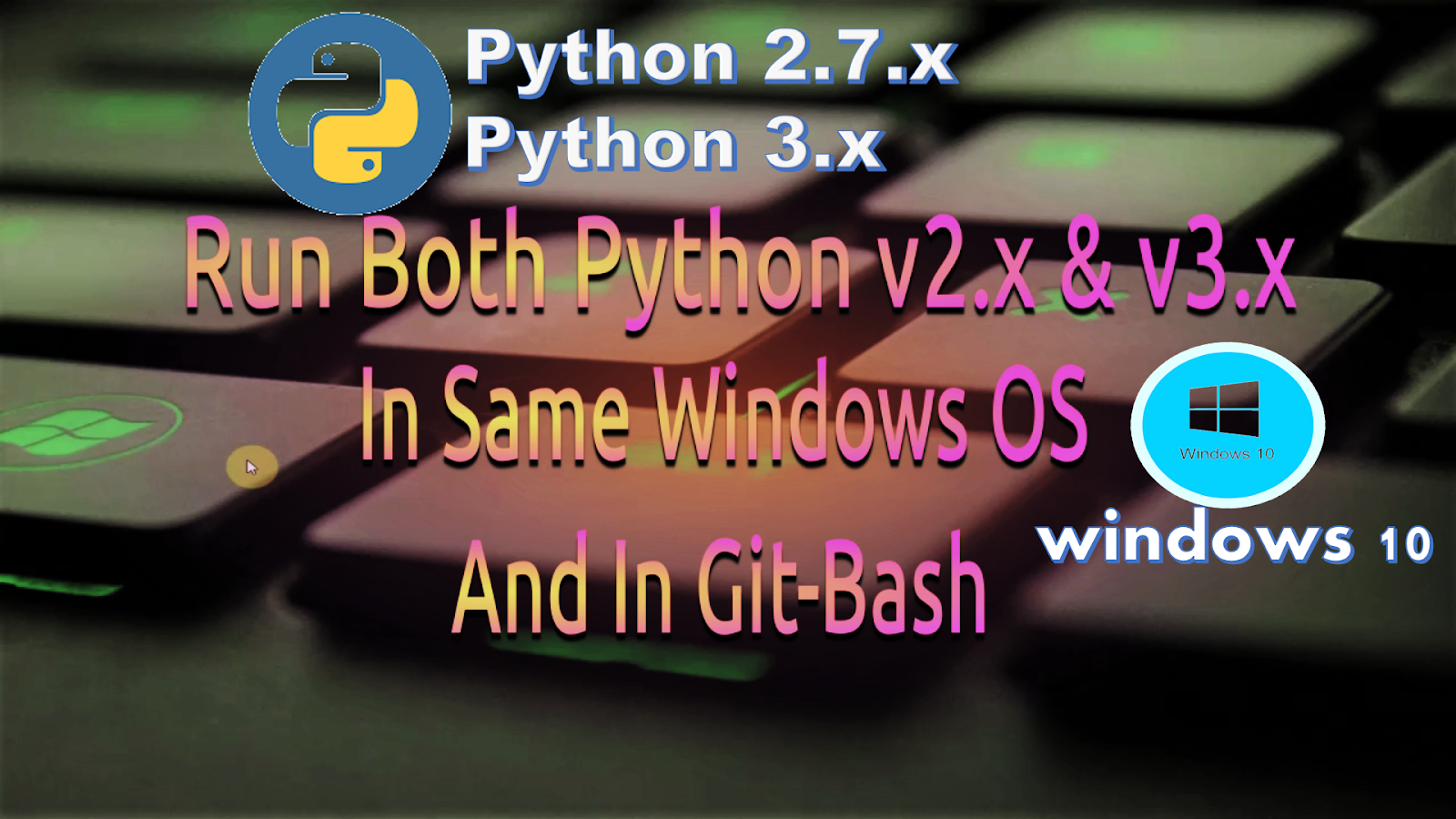 Musings from Work, Life, & more..: How To Run Python 2 and Python 3 in ...