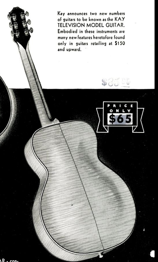 Kay K-60 and K-62 Television Jumbo Archtop - S. Nathaniel Adams