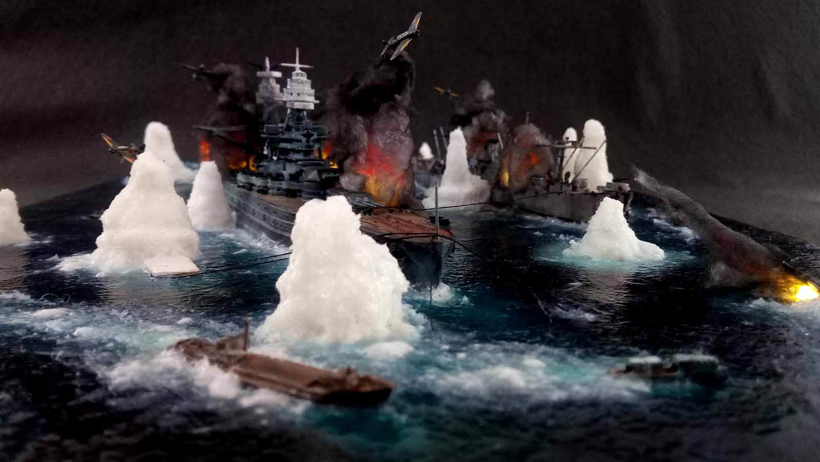JHmodelator: DIORAMA ATAQUE PEARL HARBOUR, ESCALA 1:700