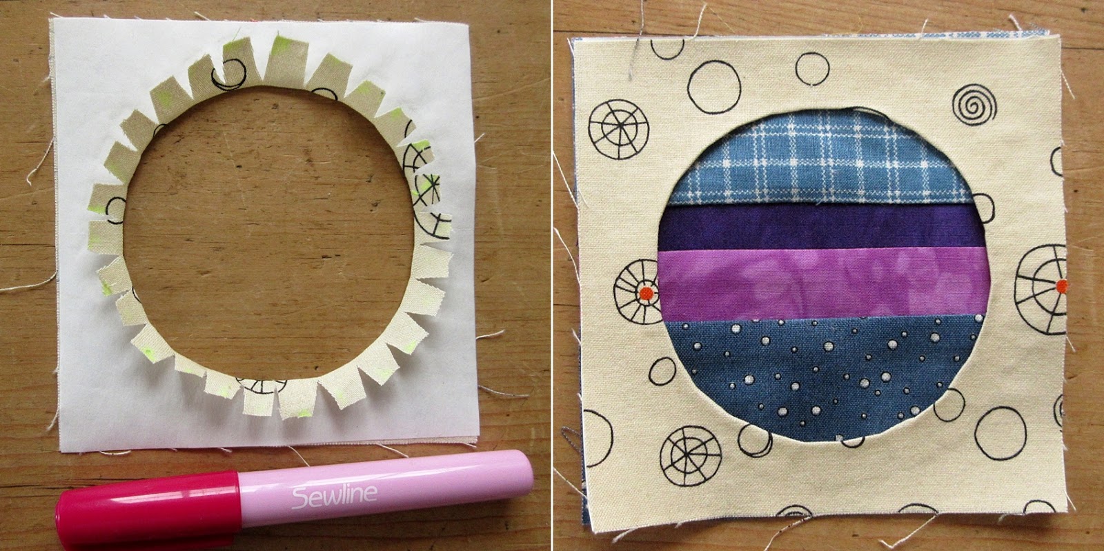 Sew Annie Sew: 6 Minute Circles - Design 1