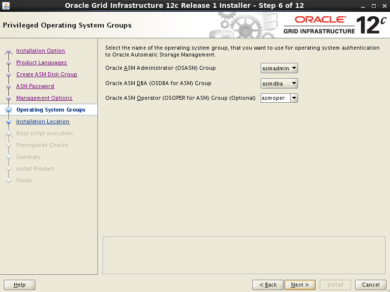 Installing Oracle 12c R1 Grid Infrastructure On Linux 7 Oraclenext