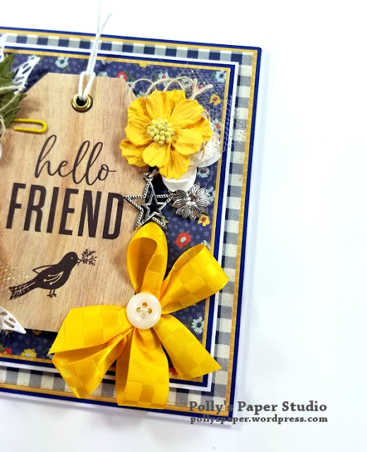 Really Reasonable Ribbon Blog: Hello Friend Greeting Card
