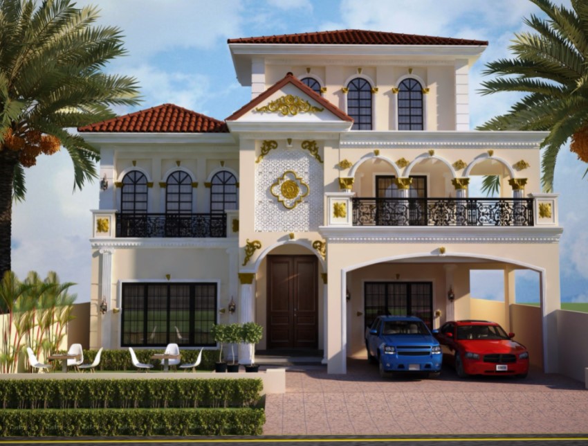 Low Cost Normal House Front Elevation Designs low-cost-normal-house-front-elevation-designs