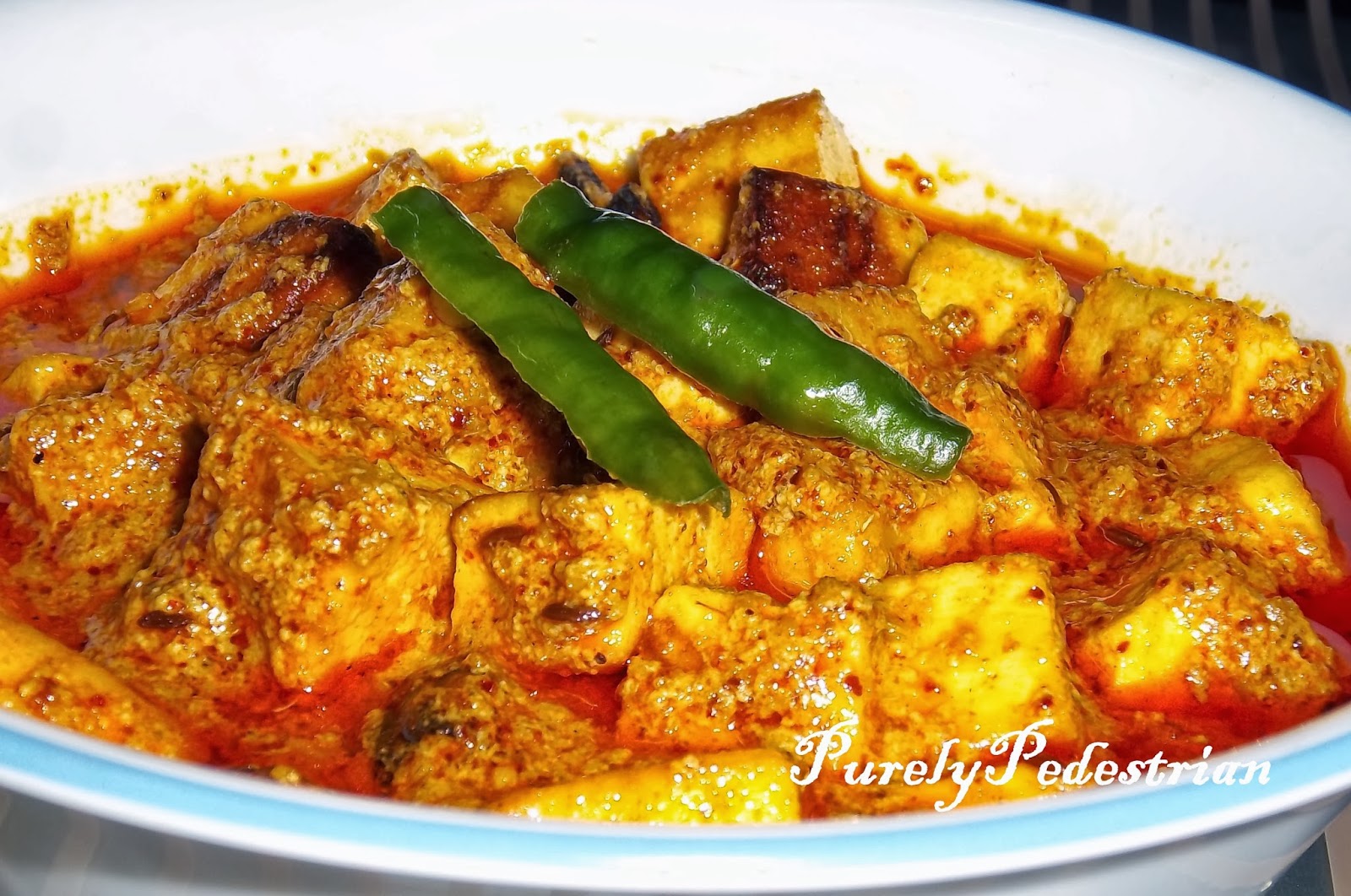 Purely Pedestrian: Veth Chaman - Paneer Kashmiri style