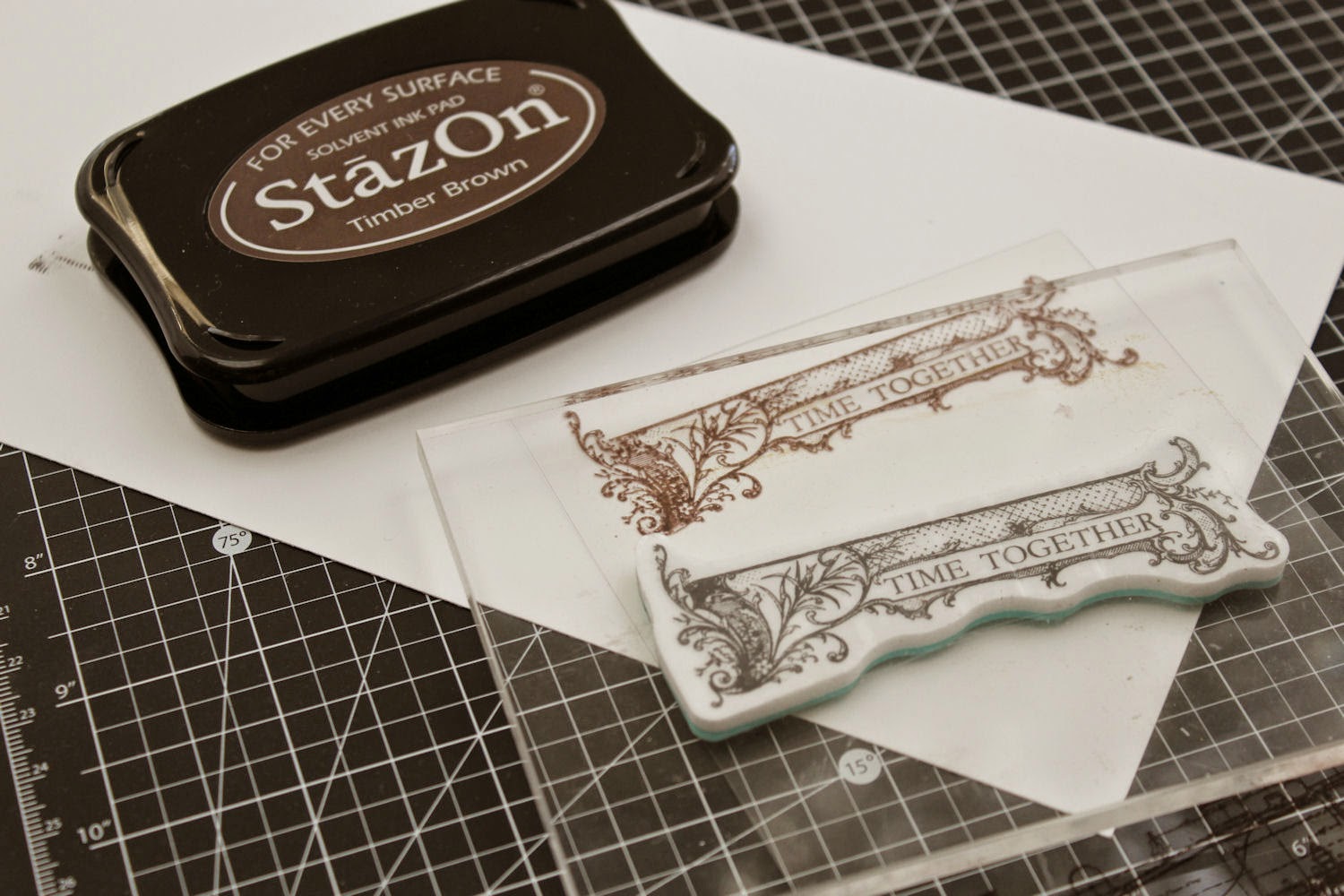 Permanent stamping on plastic - Staying powder with StazOn ink ...