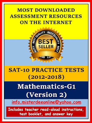 Downloadable SAT-10 Practice Tests for KG, Grade 1, and Grade 2: Grade ...