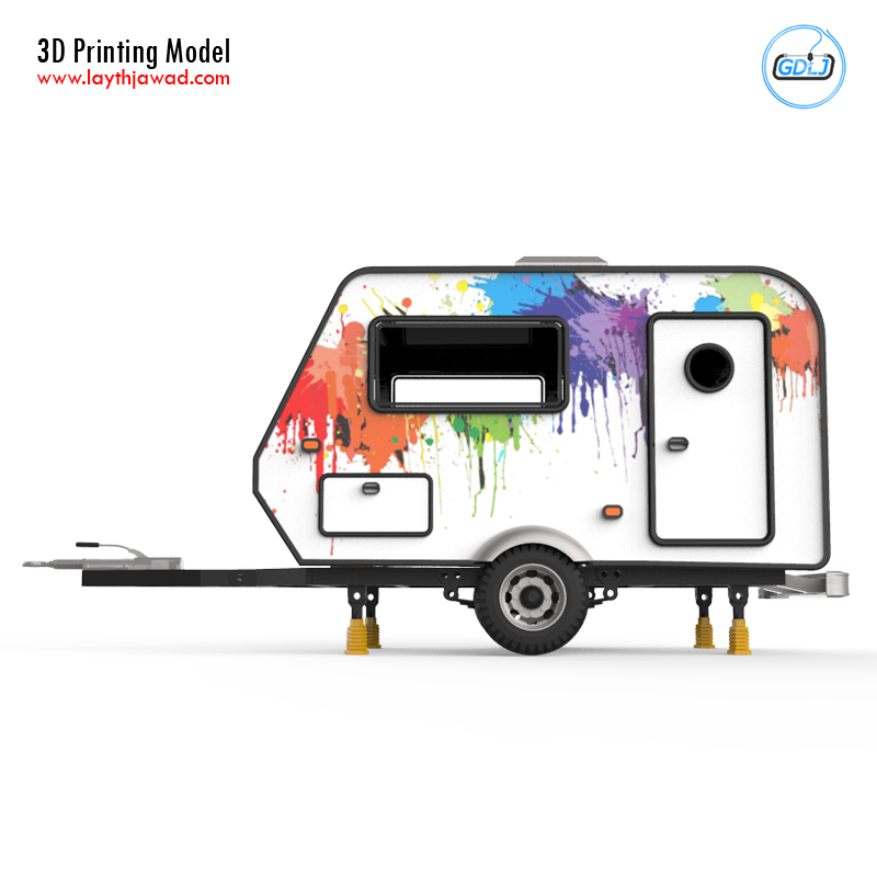 Trailer Travel 3D Printing Model | Layth Jawad