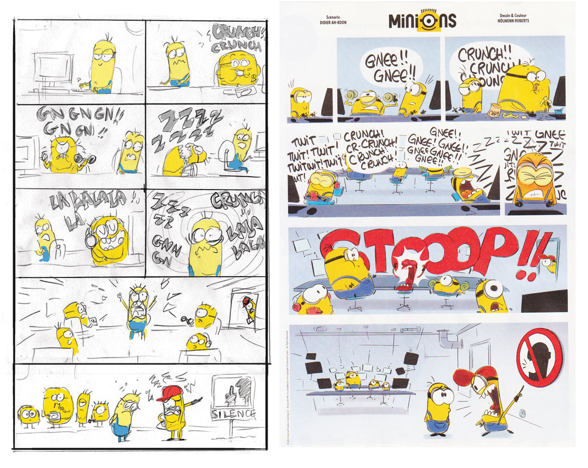 The Mad Animal Stories Show: BD minions scénario