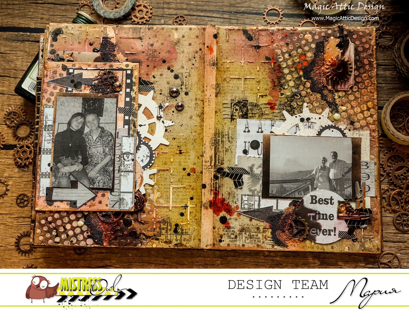 Grungy family album | Magic Attic Design