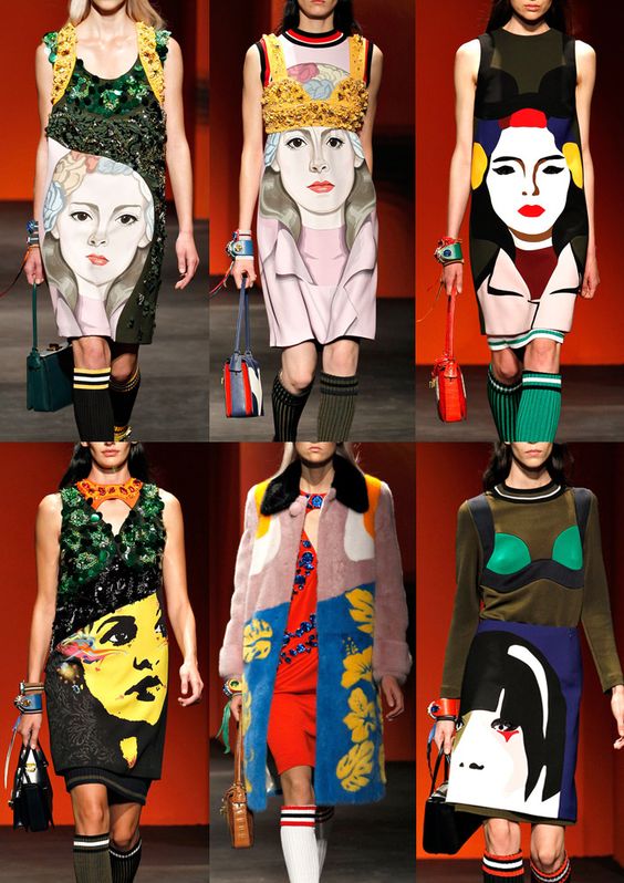 Estilosas e Fashionistas: Pop-Art e Op-Art na moda