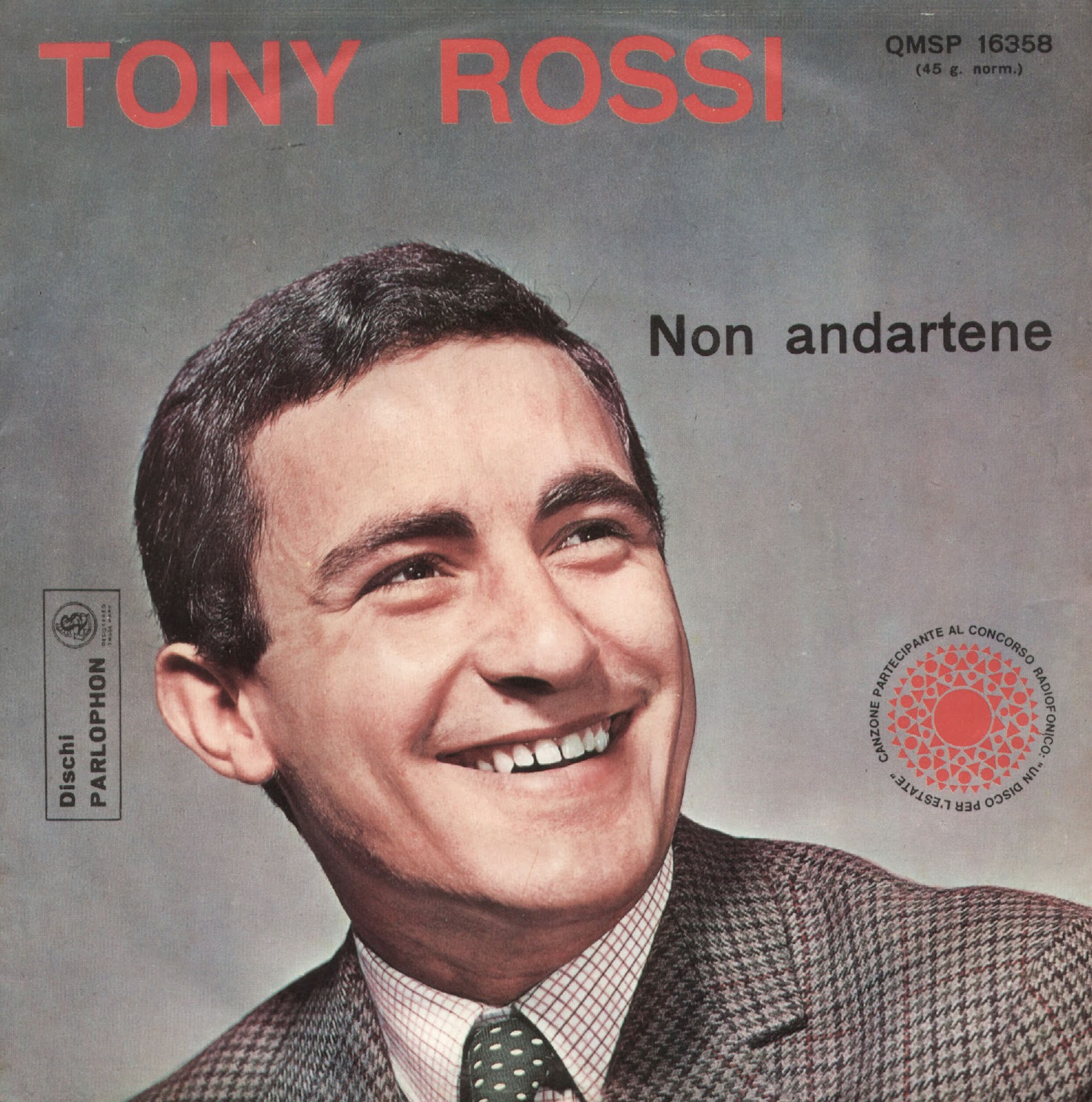 FLASH 1964 di GENERAZIONI e "PICK-UP": TONY ROSSI - NON ANDARTENE/ROSEMARIE
