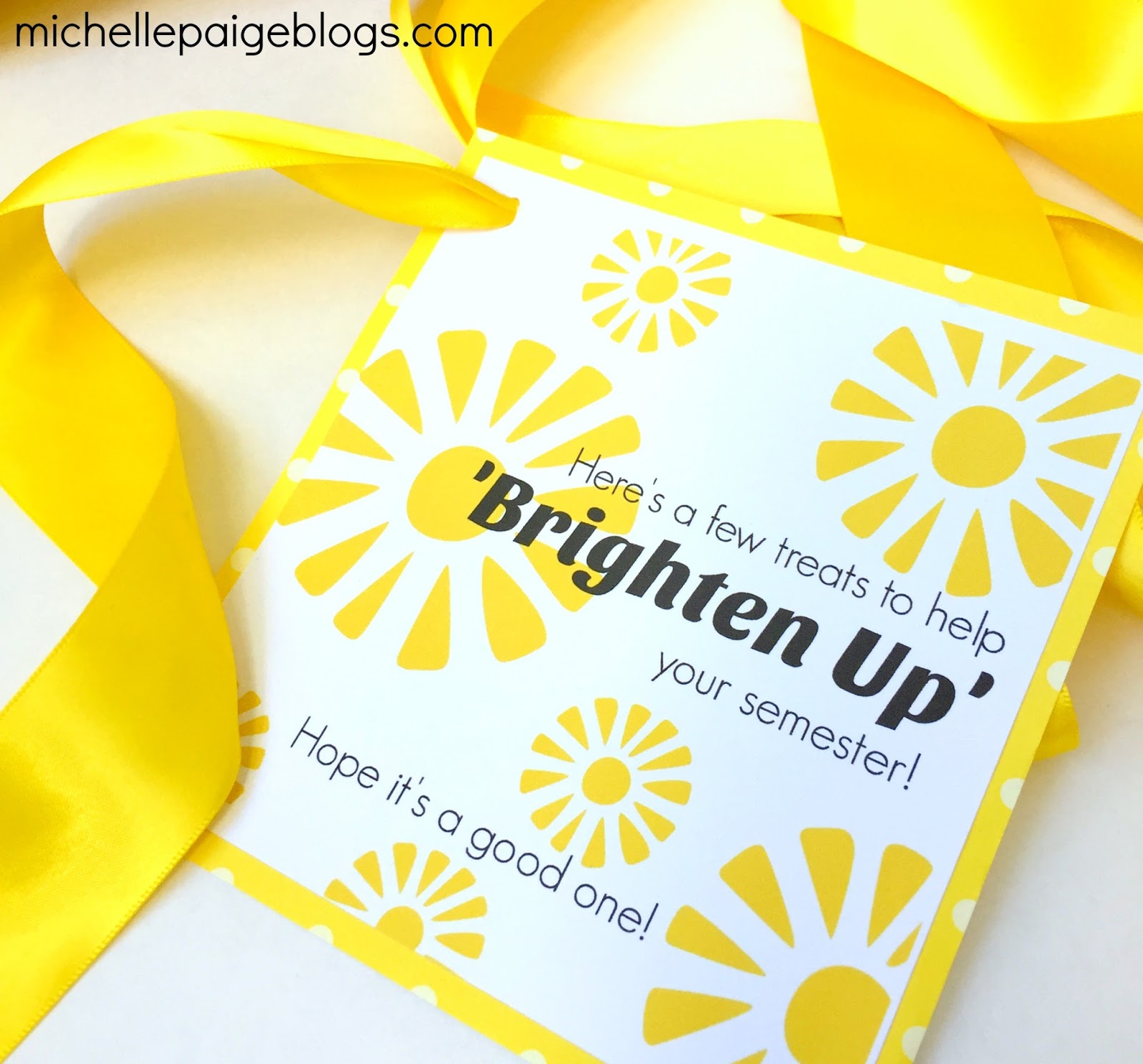 michelle paige blogs: College Student Care Package- Brighten Up Your ...