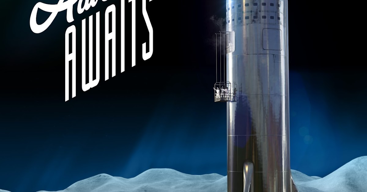 SpaceX Starship at Moon Base Alpha by Sam Taylor | human Mars