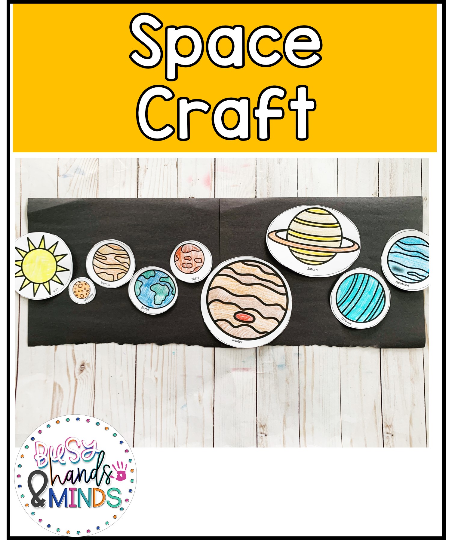 Space Preschool Theme | Busy Hands and Minds