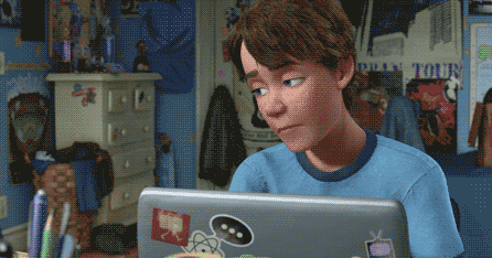 Toy Story 3 Andy Computer