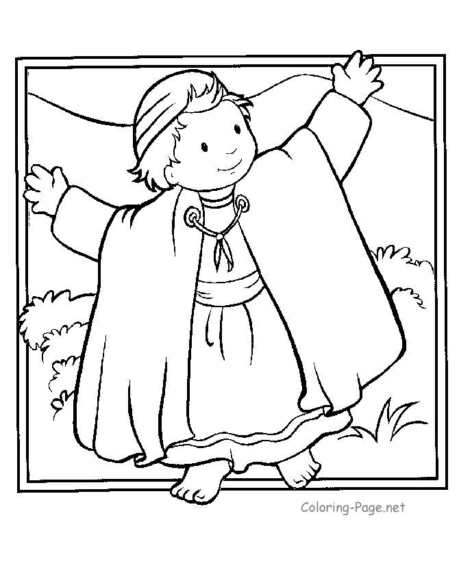 Joseph Coloring Pages ~ Coloring Print