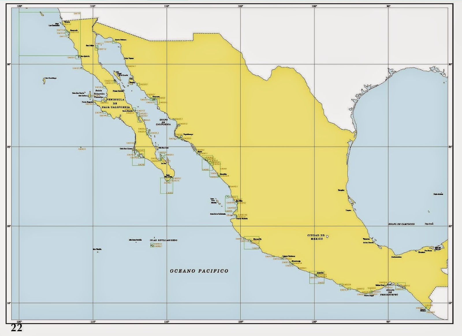 Sailing Pelagia: Mexico nautical charts: C-MAP and official SEMAR charts